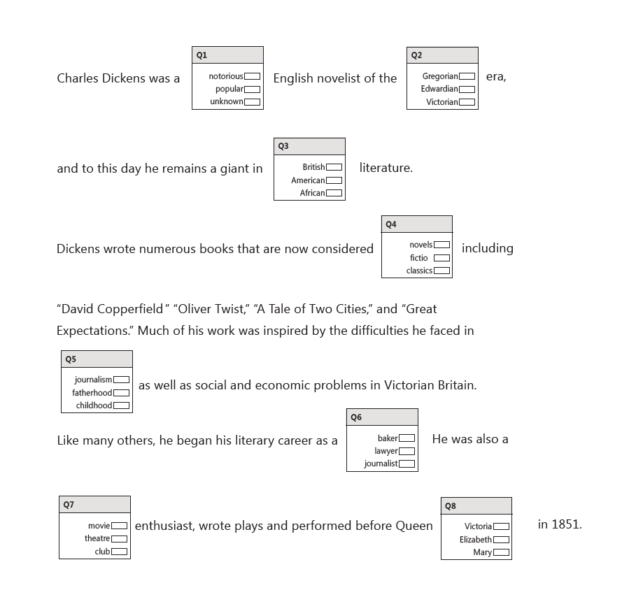 Cloze - Paper 1 - 11+ Centre